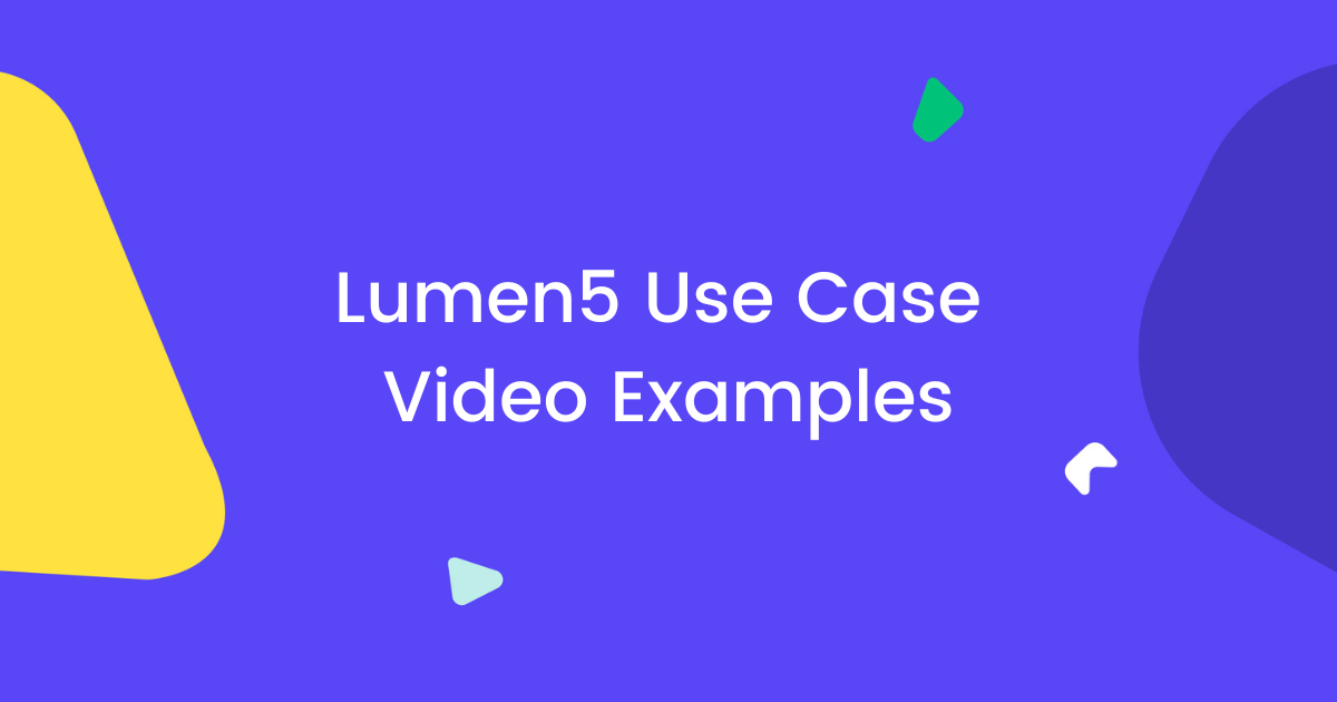 Lumen5 AI Video Creator - Use Case Examples